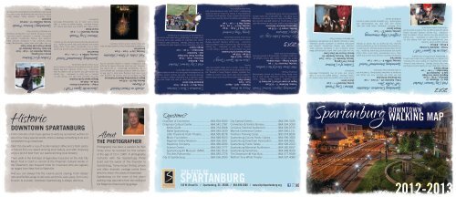 I want a Downtown Walking Map - City of Spartanburg