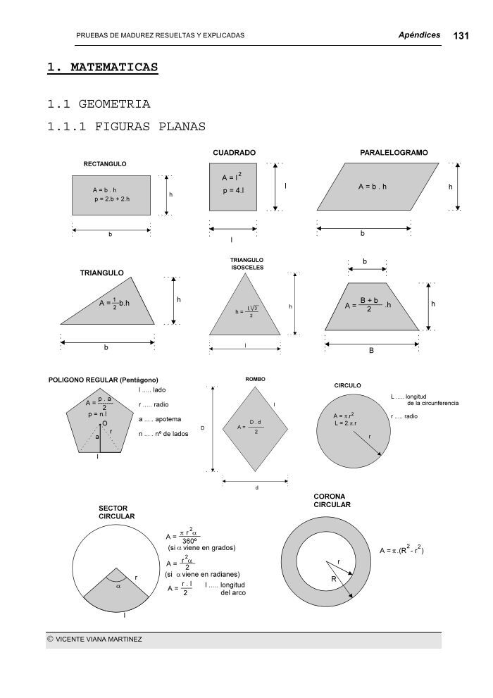 Geometría De Figuras Planas