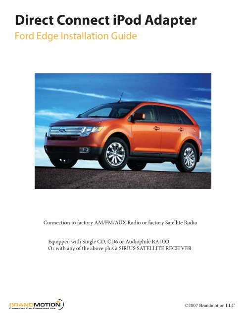 Direct Connect iPod Adapter - United Radio