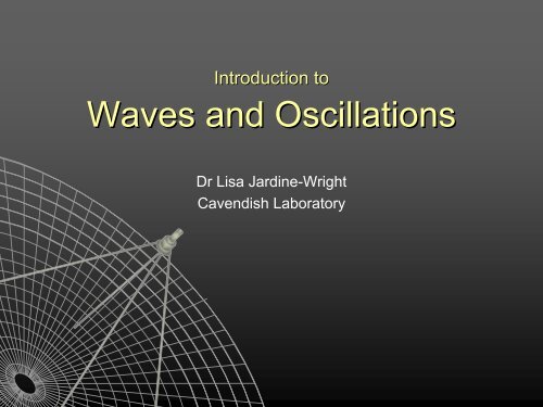 Introduction to Waves and Oscillations Presentation