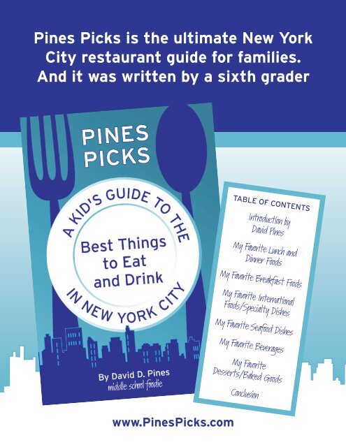 Book One-Sheet - Pines Picks