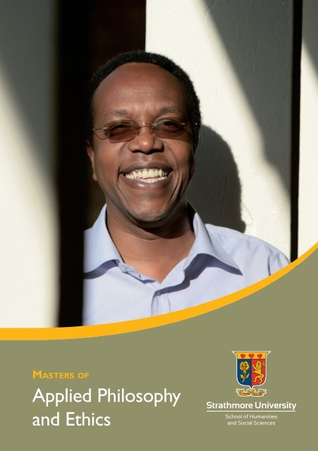 Applied Philosophy and Ethics - Strathmore University