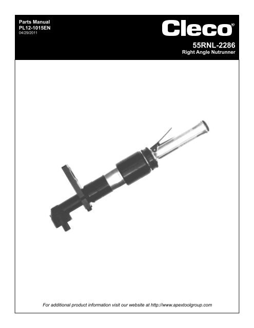 Right Angle Nutrunner - Apex Tool