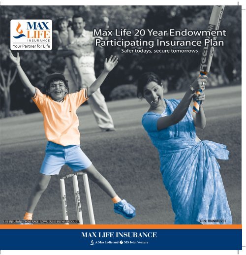 20 yr Endowment Plan Eng - Max Life Insurance