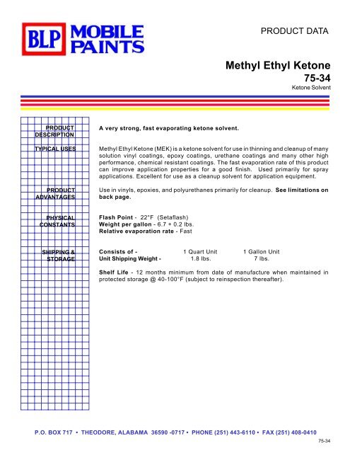 PDS - BLP Mobile Paints