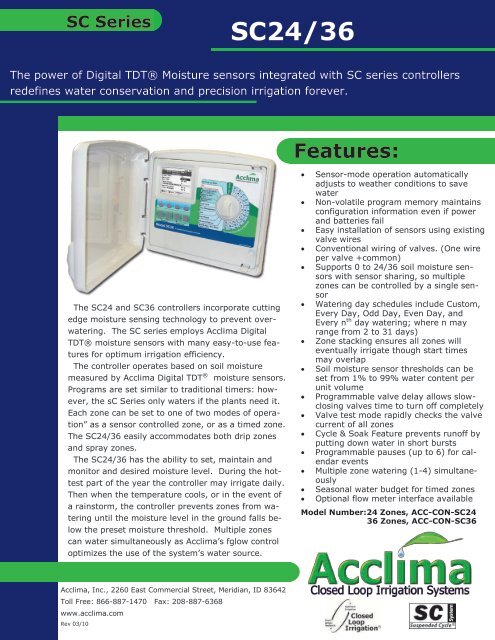 SC Series SC24/36 - WP Law, Inc.