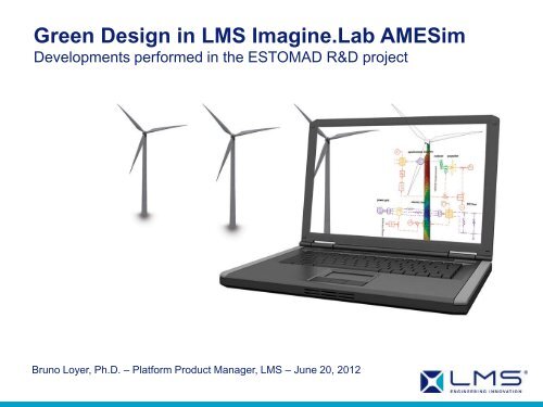 Green Design in LMS Imagine.Lab AMESim - ESTOMAD