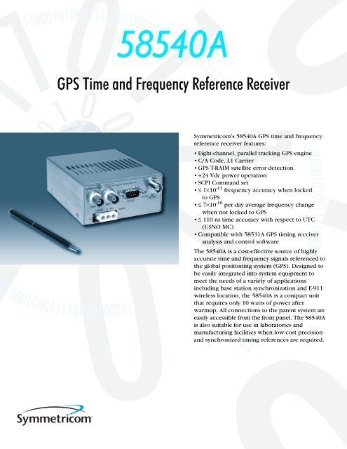 GPS Time and Frequency Reference Receiver - LeapSecond Home ...