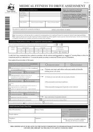 L2 form medical assessment of fitness to drive.indd - Department of ...