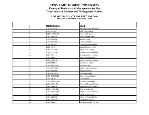 KENYA METHODIST UNIVERSITY