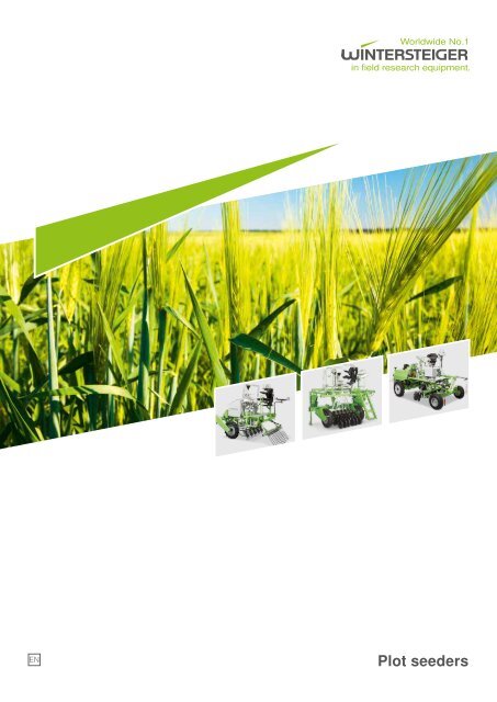 Plot seeders - Wintersteiger