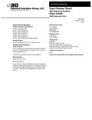 CalBond® Gold - Industrial Insulation Group, LLC