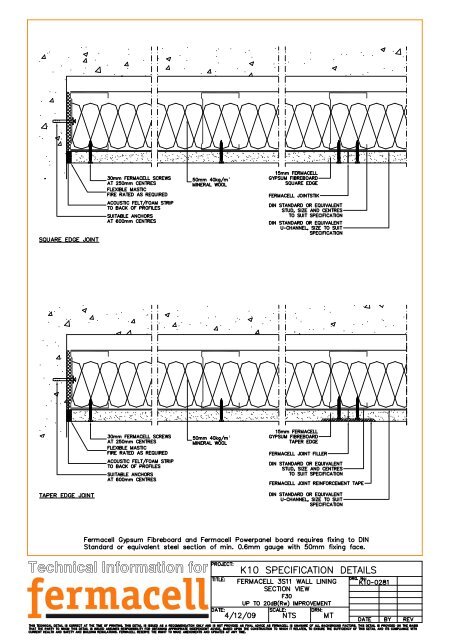 E:\K10 Specification Details\Wall Linings\Indendent ... - Fermacell