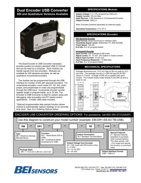 Dual Encoder USB Converter