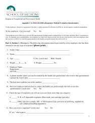 OSHA RESPIRATOR MEDICAL EVALUATION QUESTIONNAIRE