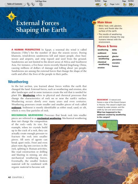 External Forces Shaping the Earth - jflaherty1@kleinisd.net