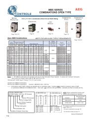 Siemens DP Contactor Cross Reference Chart - EE Controls.com