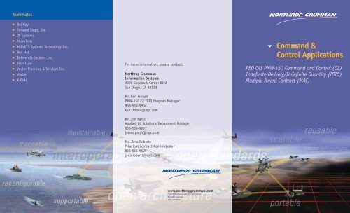 Brochure - Northrop Grumman Corporation