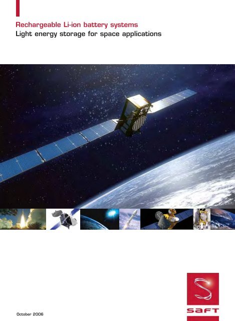 Rechargeable Li-ion battery systems Light energy storage ... - NASA