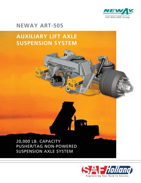 neway art-505 auxiliary lift axle suspension system - Holland Group ...