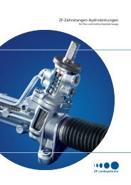 Rear axle steering system RAS-EC brochure - ZF Lenksysteme