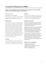 Young Mania Rating Scale (YMRS)