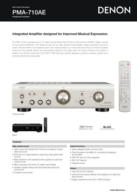 Denon PMA-710 - Strawberry Sound