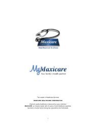 Employment Application Form - Maxicare