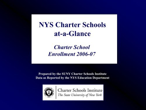 A Look at State-wide Charter - Newyorkcharters.org