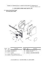11. exploded views and parts list - Heronhill Air Conditioning Ltd