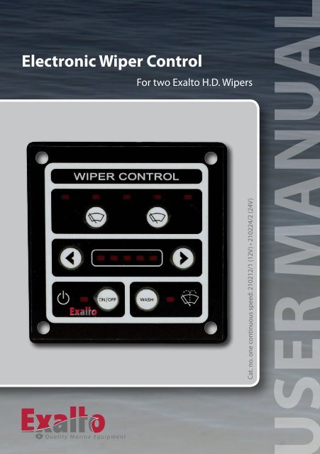 Electronic Wiper Control - Exalto