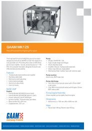 Download MK450 Datasheet - GAAM Emergency Products