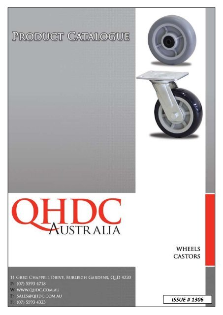 download our catalogue - Industrial Wheels and Castors