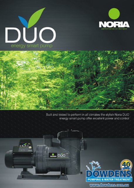 NORIA DUO Energy Smart pool pump