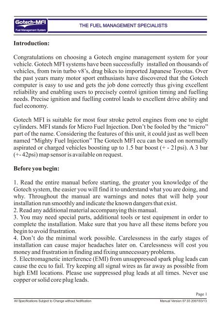 Fuel Management System In