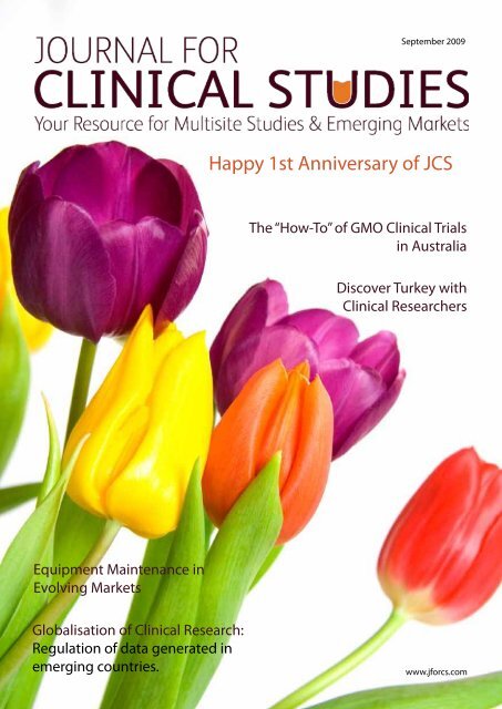 Happy 1st Anniversary of JCS - Journal For Clinical Studies