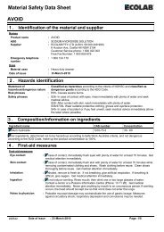 Ecolab - Brite White - msds - Perth Cleaning Supplies