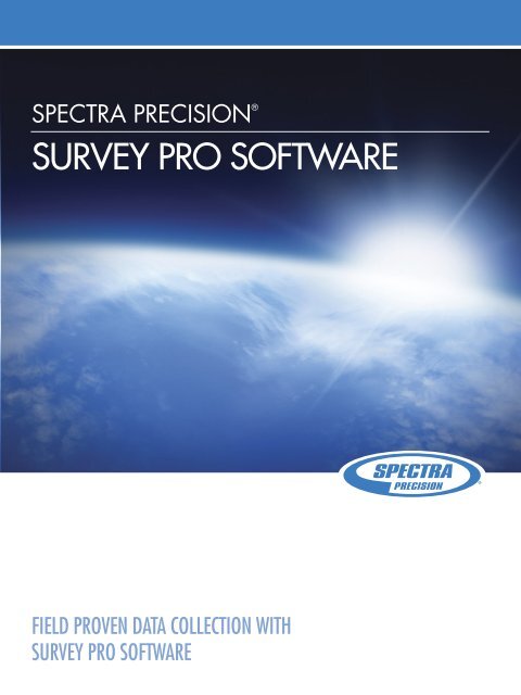 Spectra Precision Survey Pro Software.pdf - Accurate Instruments