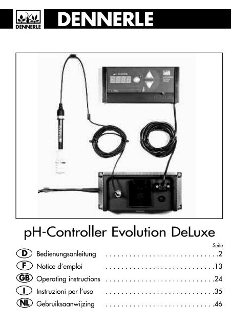 Dennerle pH-Controller Evolution-Deluxe.pdf - Aquaristik-Zentrum ...