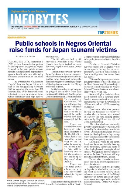 INFOBYTES - Philippine Information Agency