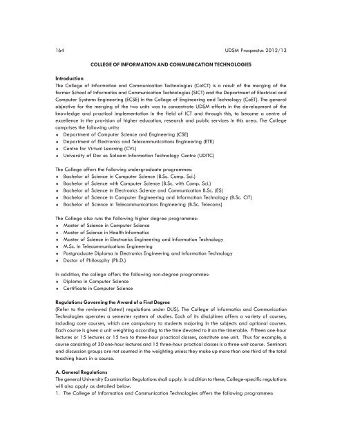 CoICT - University of Dar es salaam