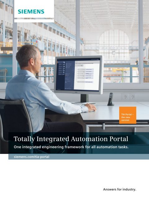 Brochure - Totally Integrated Automation Portal - Siemens