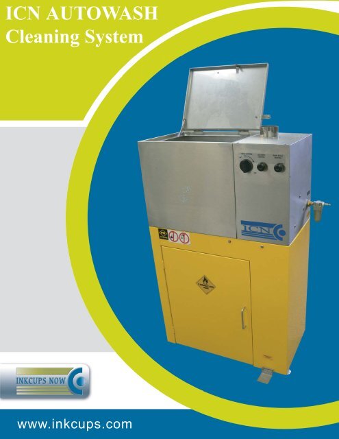 Autowash cleaning system for ink cups and small parts - Inkcups Now