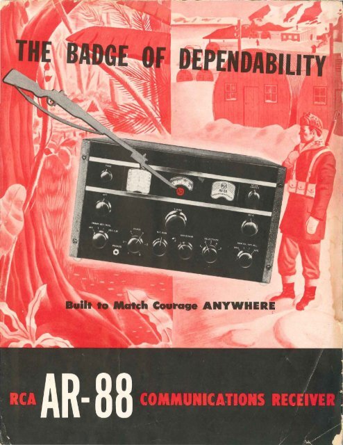 RCA AR-88 Brochure