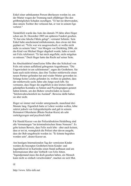 Enkel einer unbekannten P