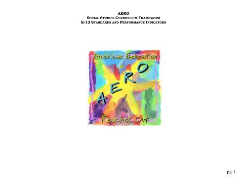 AERO Social Studies Curriculum Framework - NESA
