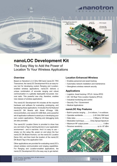 nanoLOC Development Kit