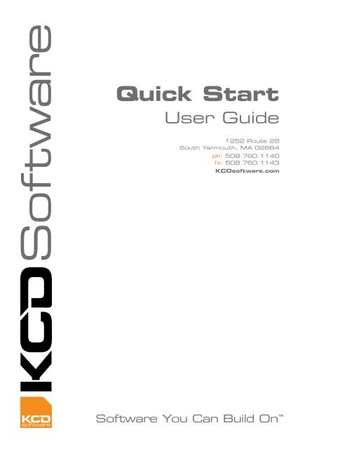 KCDwQuick User Manual2 - KCD Software