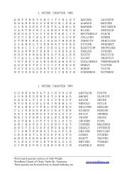 1 Corinthians Bible Word Search Puzzles - Woodbine Church of Christ