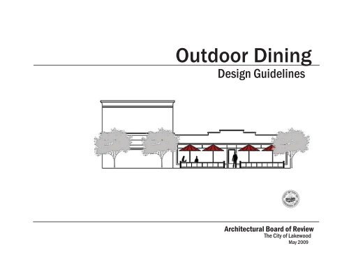 Outdoor Dining Design Guidelines - City of Lakewood, Ohio